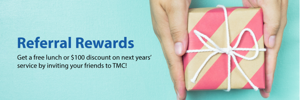 referral page pink box gift - Total Medical Compliance